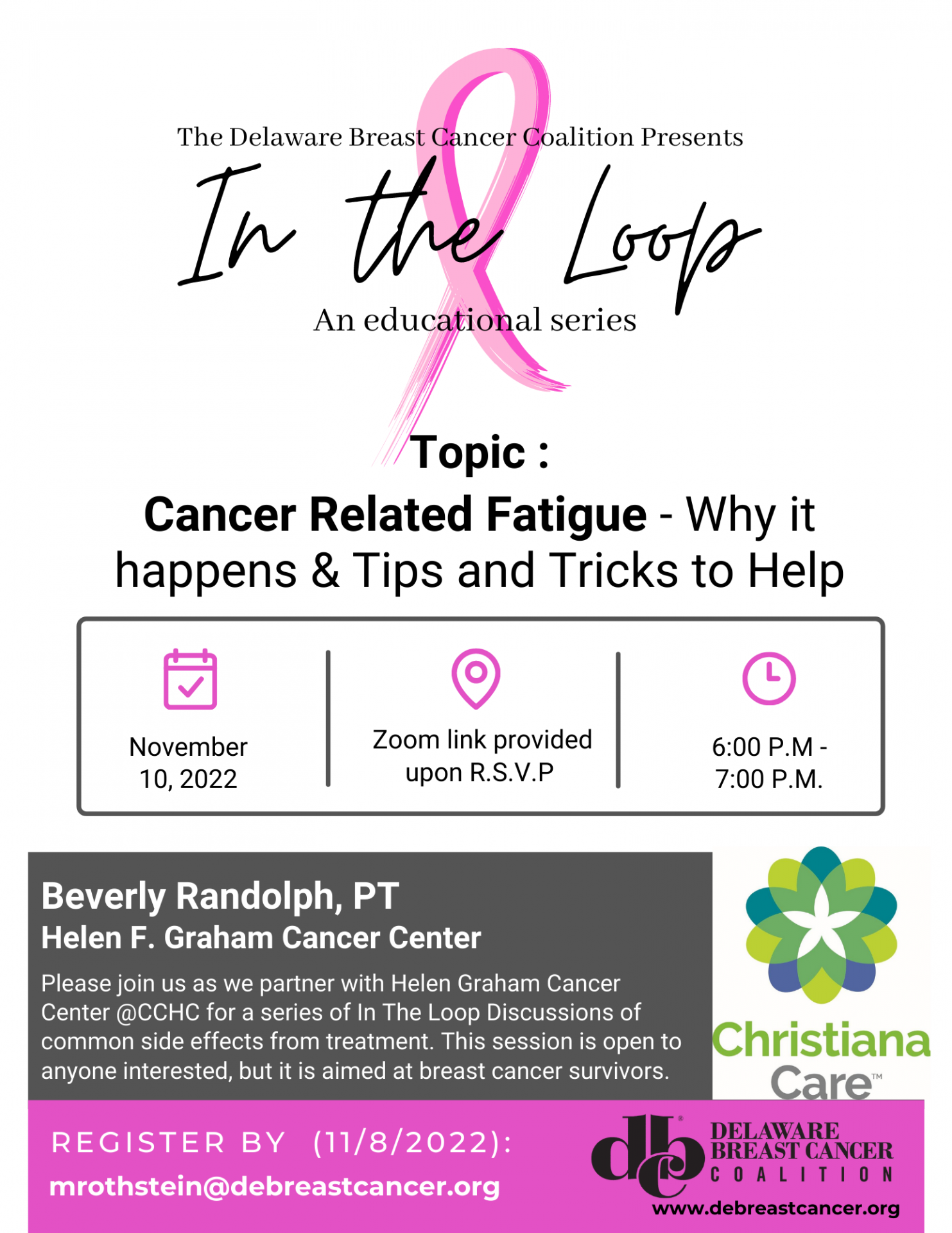 In the Loop- Cancer Related Fatigue Why it Happens & Tips and Tricks to ...