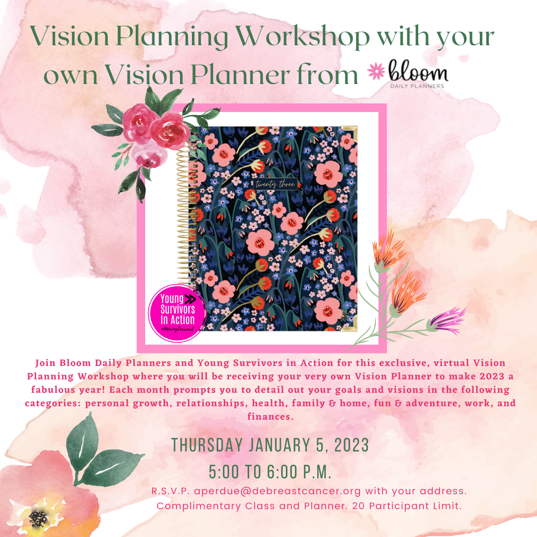 YSIA Vision Planning Workshop with your Vision Planner from Bloom ...