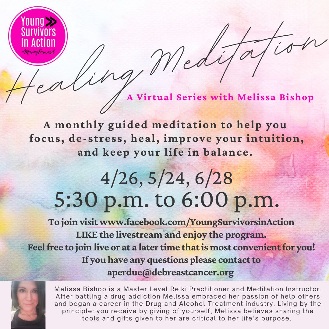 Young Survivors in Action: Healing Meditation – Delaware Breast Cancer ...