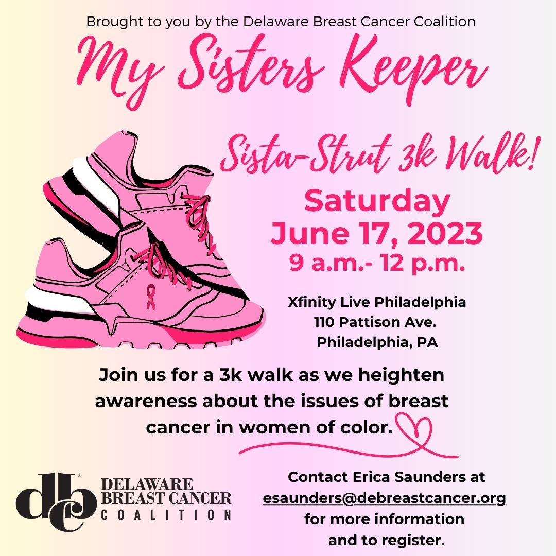 My Sisters Keeper: Sista- Stut 3k – Delaware Breast Cancer Coalition