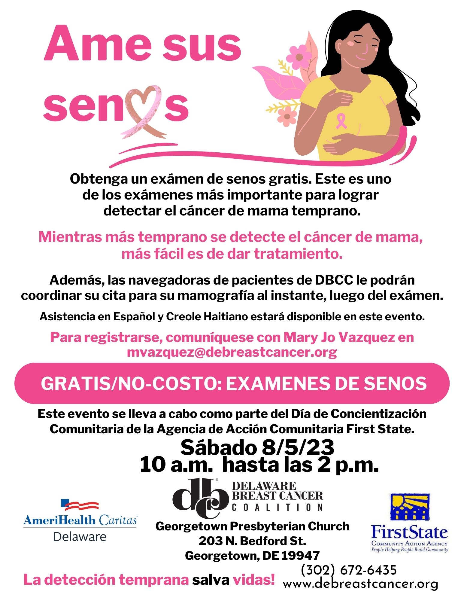 Love Your Breasts – Free No Cost Breast Exam Event! – Delaware Breast ...