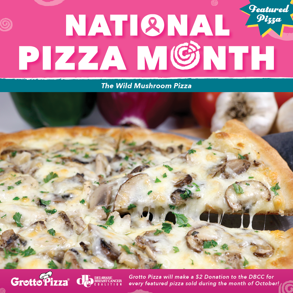 Partnership: Grottos Pizza National Pizza & Breast Cancer Awareness ...