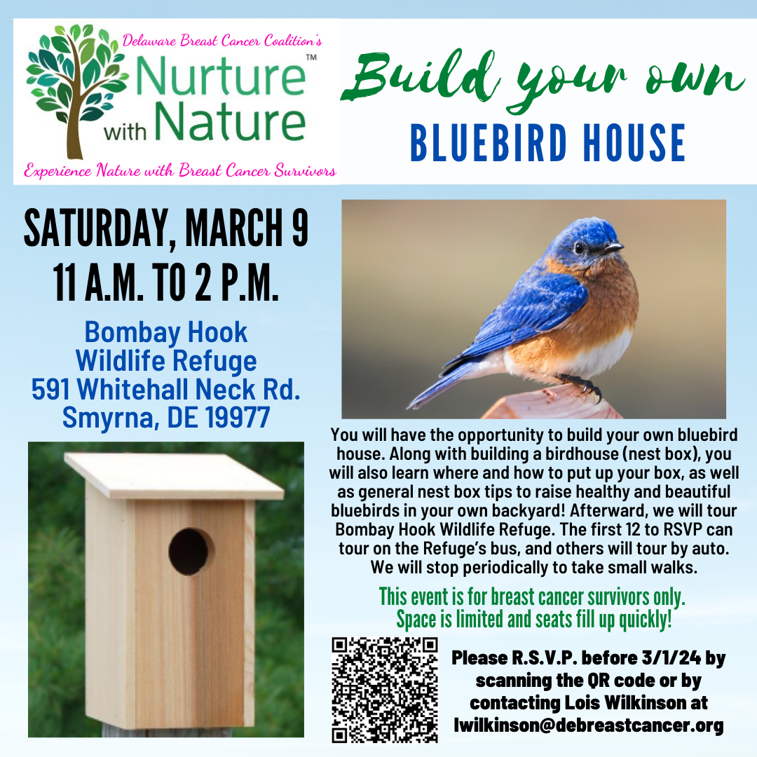 Nurture with Nature – Build Your Own Bluebird House – Delaware Breast ...