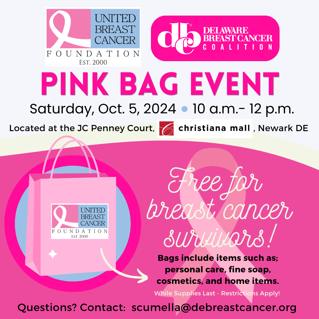 UBCF, DBCC Pink Bag Event at the Christiana Mall – JC Penney Court ...
